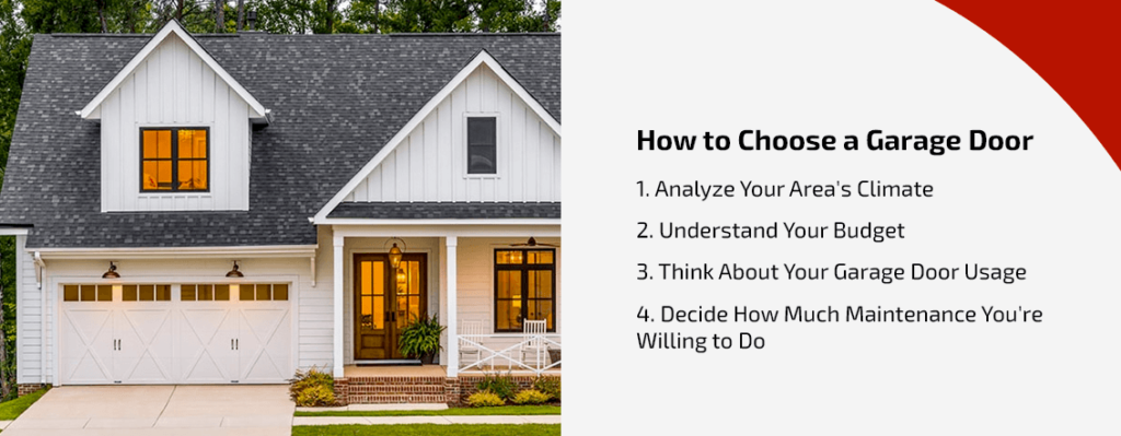 How to Choose the Perfect Garage Door for Your Home